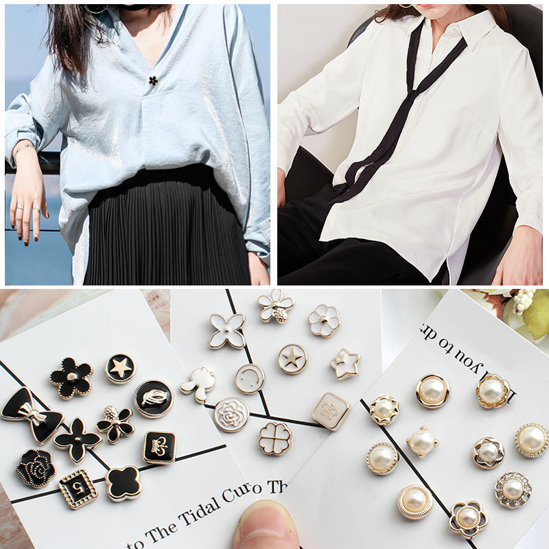 50Pcs Anti-Exposure Buckle Free Sewing Button Univ... – Grandado