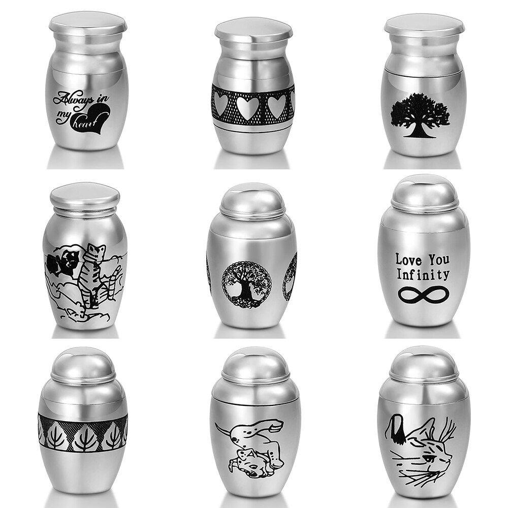 Stainless Steel Pet Urn Memorial Remembrance Pet f... – Grandado