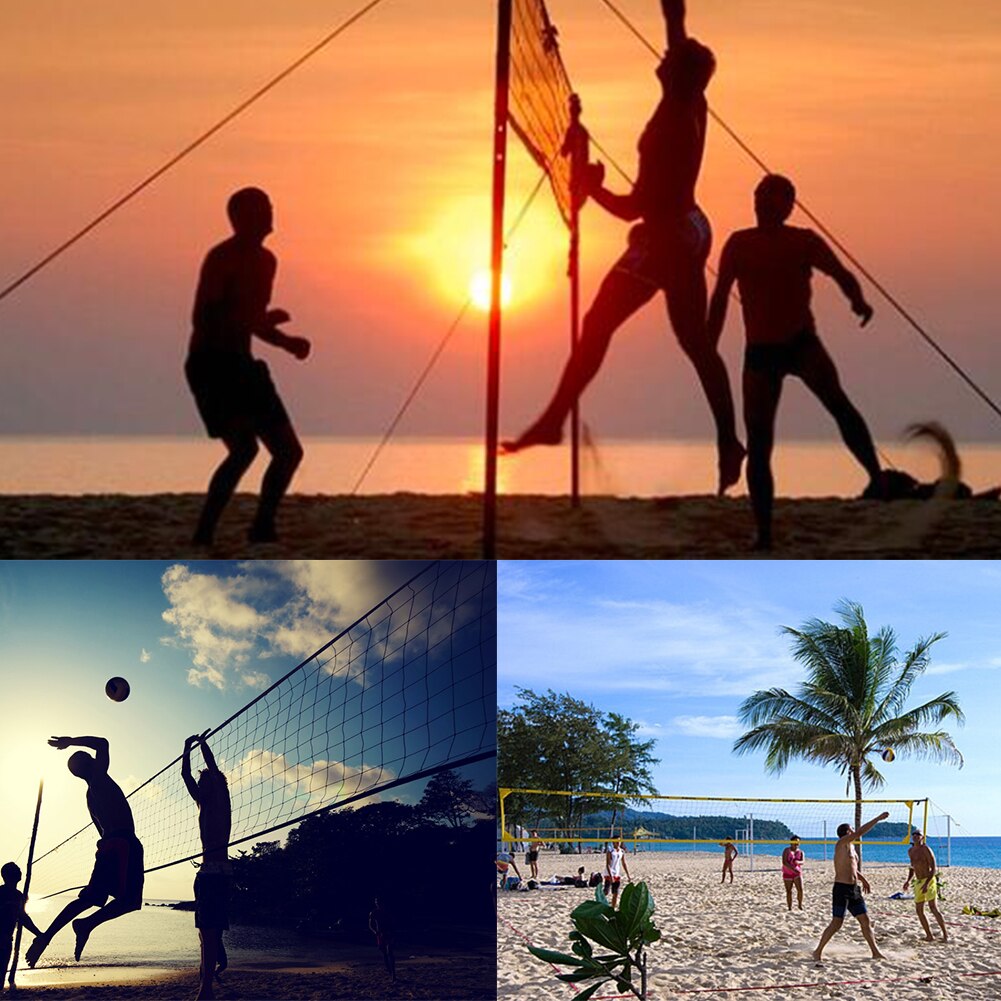Outdoor PE Volleyball Net Portable Canvas Edge Spo... – Vicedeal