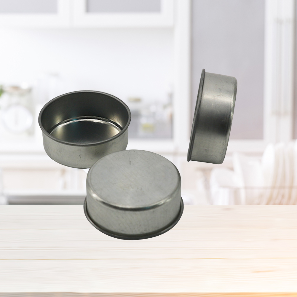 10 Pcs Small DIY Iron Empty Round Cans Jars Contai... – Grandado