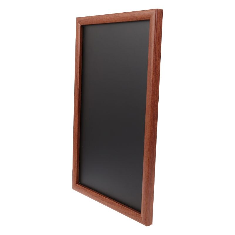 Rectangle Hanging Wooden Message Blackboard Chalkb... – Vicedeal