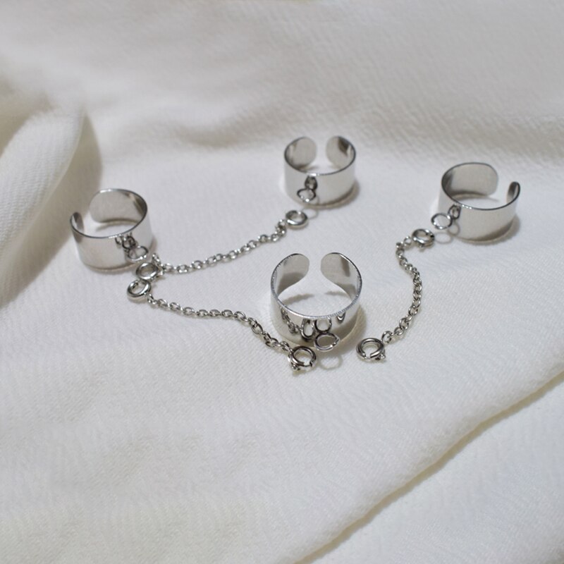 Punk Cool Hip Pop Multi-layer Open Finger Rings Fo... – Vicedeal