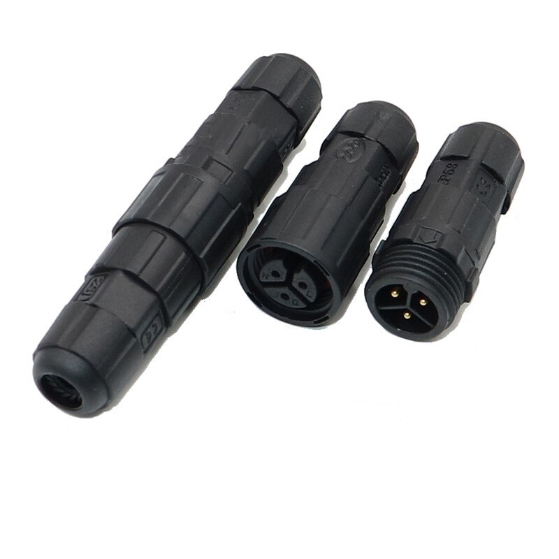 Conector impermeable M16 de 3 pines, Conector de c... – Grandado