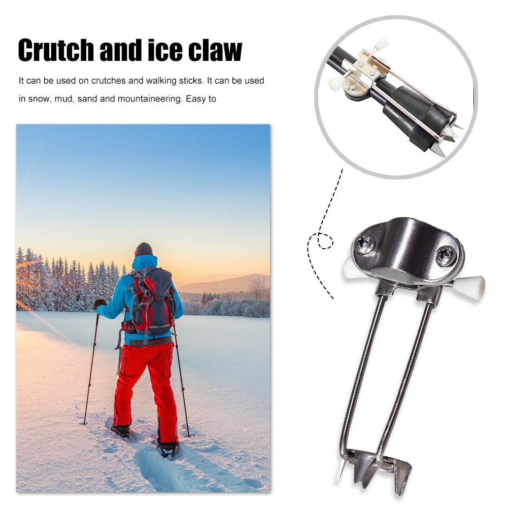 1 Pc Walking Claw Crampon Stick Ice Claw Trekking ... – Grandado
