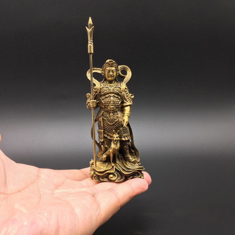Collection Chinese brass Buddha statue Erlang god ... – Grandado