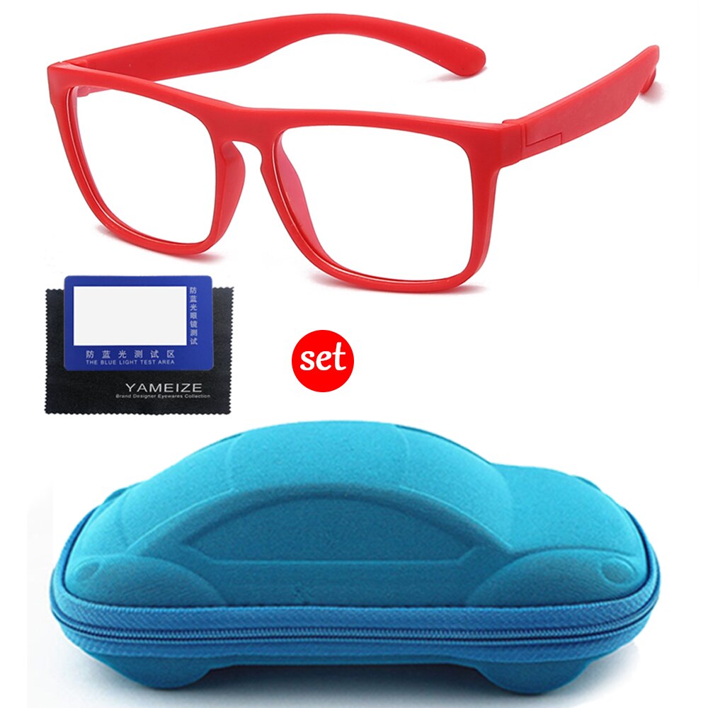 Kids Anti blue Light Glasses Children Square Optic... – Vicedeal