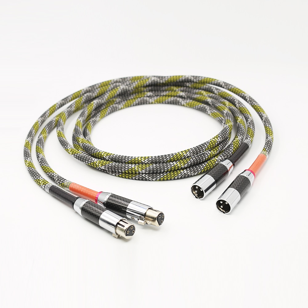 1 Pair HIFI XLR interconnect Cable Hi-end XLR Male... – Grandado