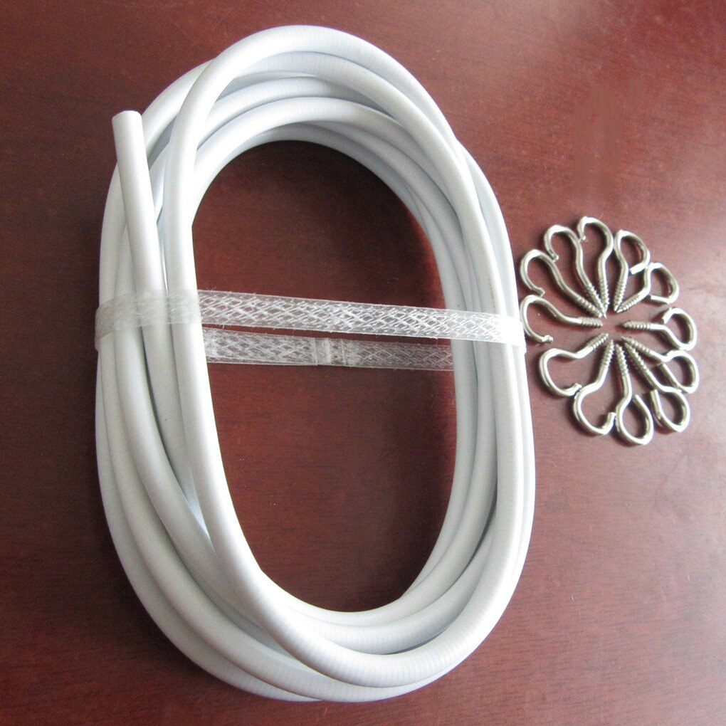 3M Curtain Wire White Steel Wire With Hook Can Han... – Grandado