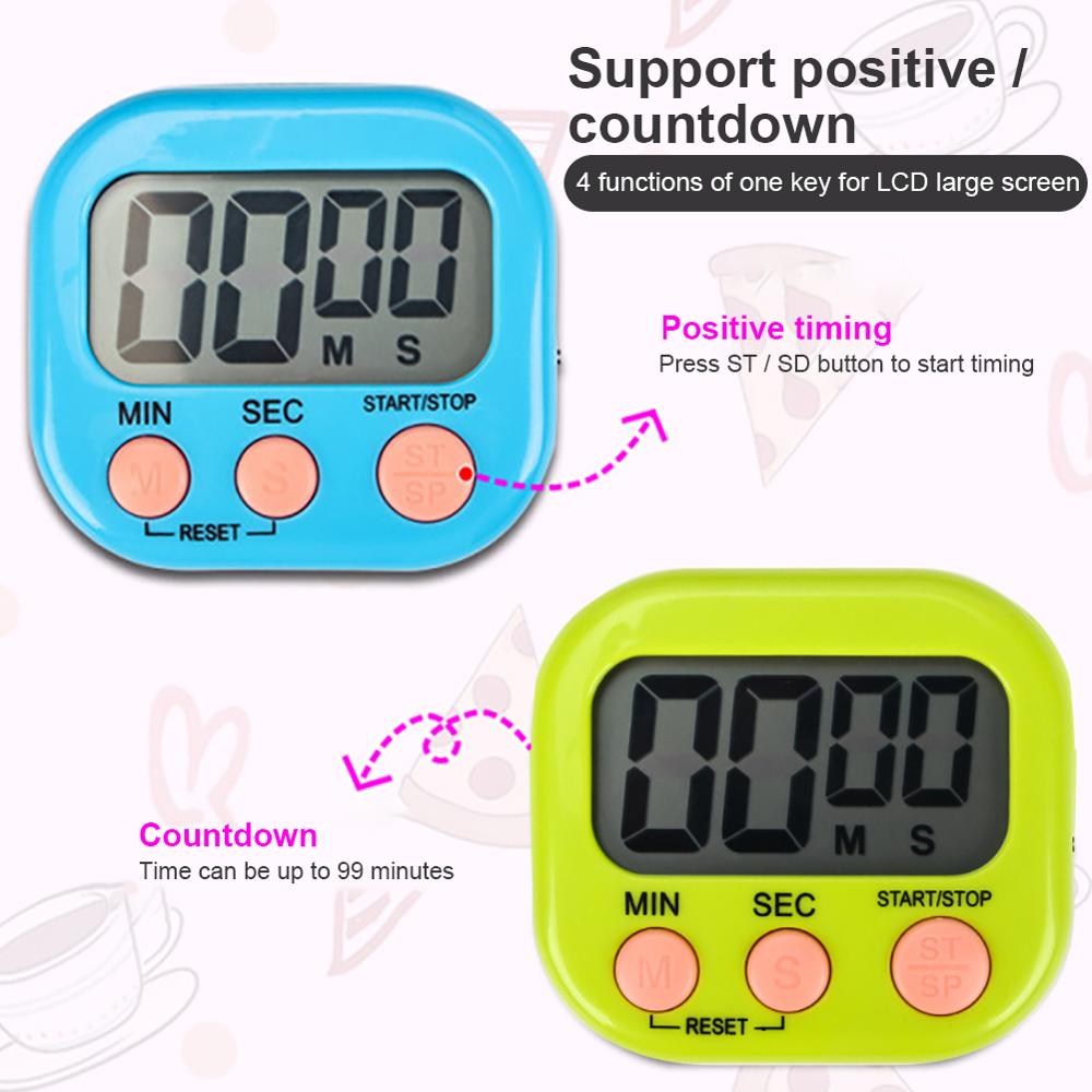 cooking timer LCD digital kitchen countdown timer ... – Grandado
