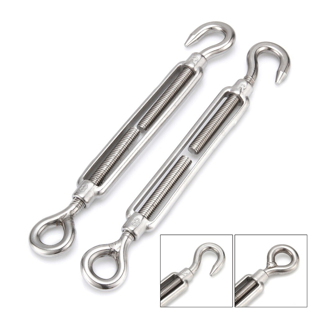 4pcs Eye Hook Turnbuckles Chain Tensioner with Rin... – Grandado