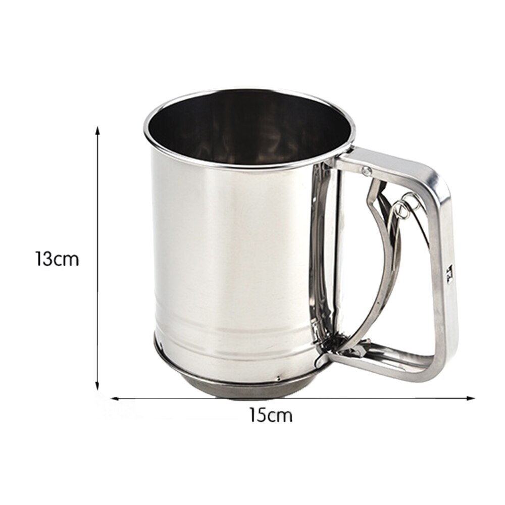 1 stücke Neue Edelstahl Mechanische Zucker Mehl Gi... – Grandado