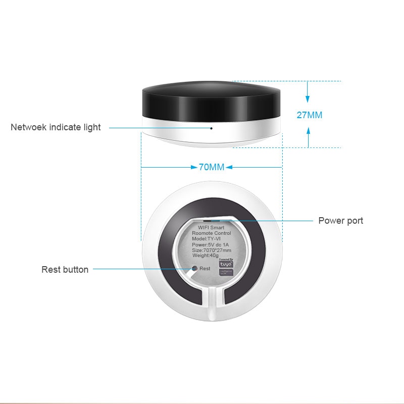 Tuya APP Draadloze Afstandsbediening Smart Home Au... – Vicedeal