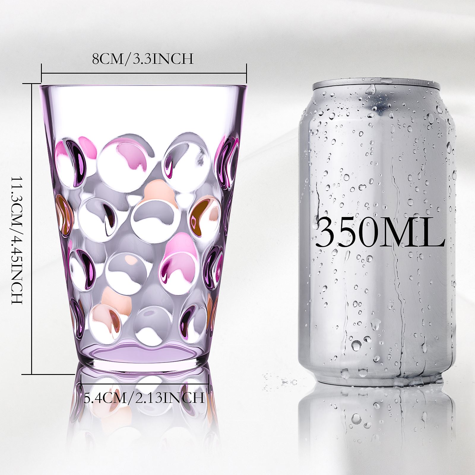 Plastic Water Tumblers, 12-Ounce Acrylic Break-Res... – Grandado