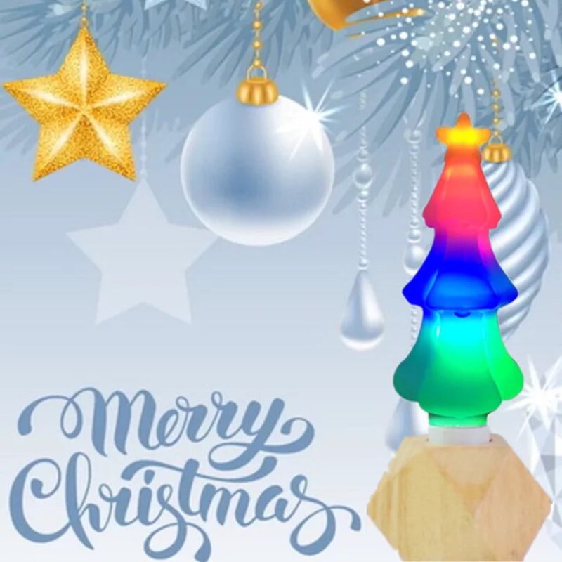 Colorful E27 Christmas Tree Bulb 85-265V LED Color... – Grandado