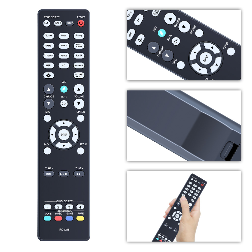 RC-1218 For Denon AV Receiver Remote Control AVR-X... – Grandado
