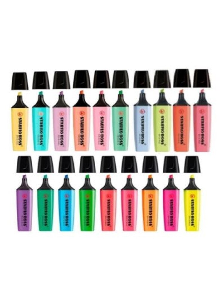 15 Pcs Stabilo Boss Fluorescent Highlighter Pastel... – Grandado