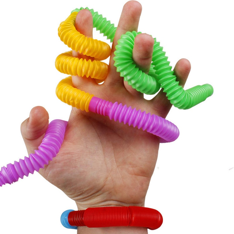 Pop Tube Mini Sensory Toys Color Stretching Telesc... – Grandado