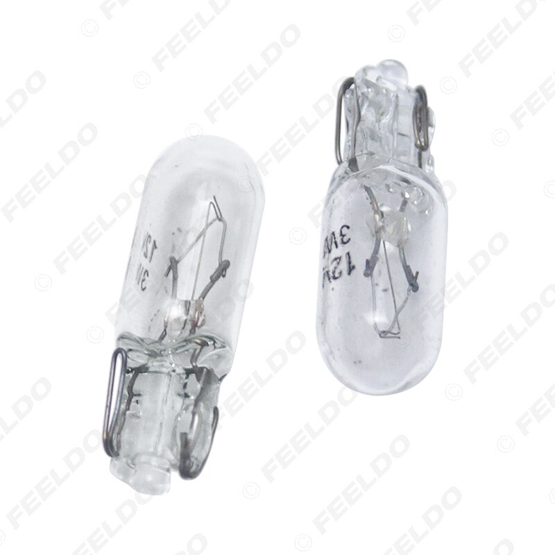 FEELDO 10PCS Car T6.5 12V 3W Wedge Halogen Bulb Ex... – Vicedeal