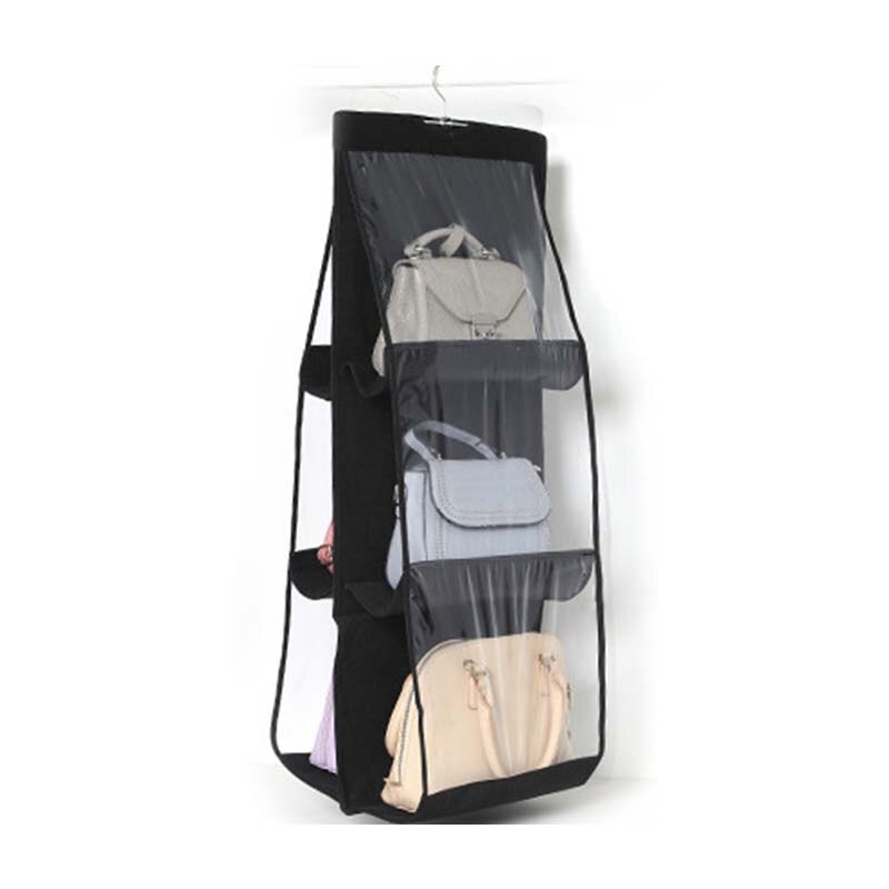 6 Pockets Foldable Hanging Bag 2-sided Folding She... – Grandado