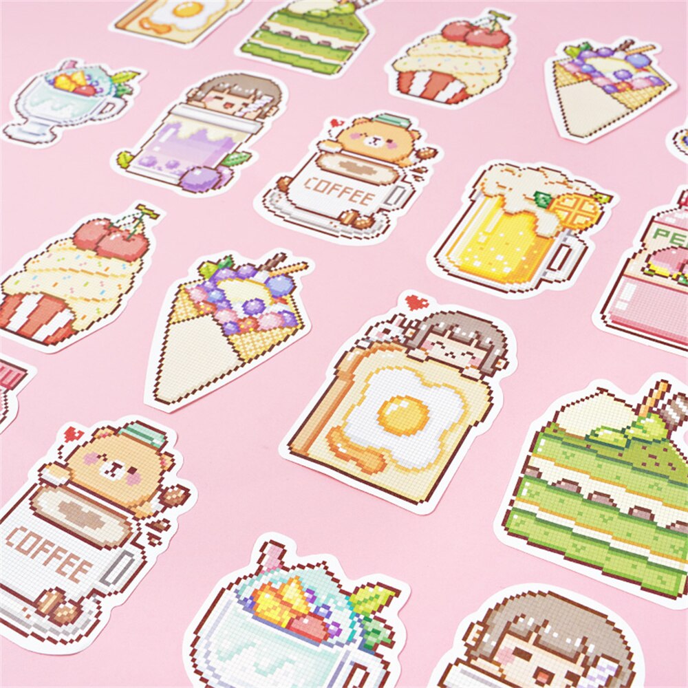 30 Stks/pak Vierkante World Series Stickers Label ... – Grandado