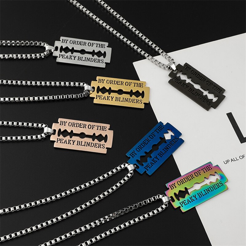 Kleurrijke Blade Rvs Lange Ketting Door Volgorde V... – Vicedeal