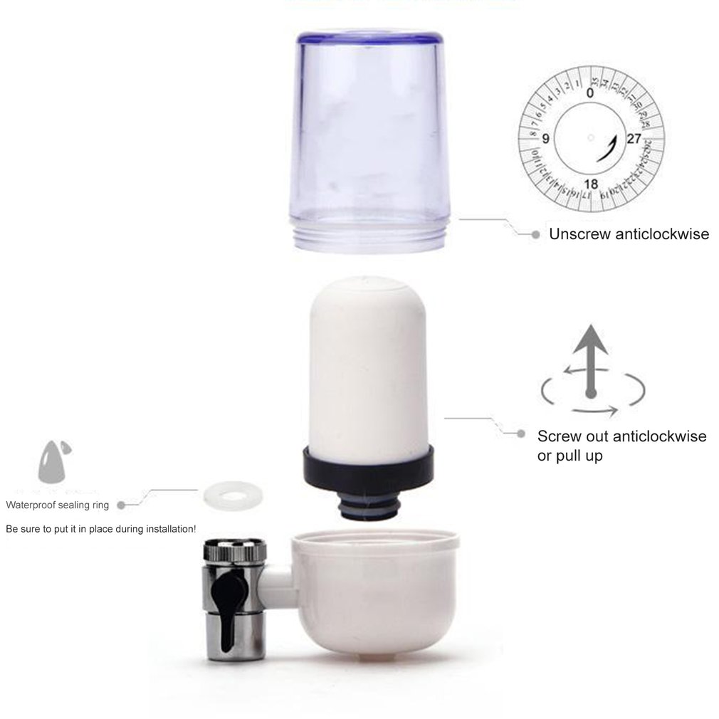 Küche Wasser Armaturen Filter Waschbar Keramik Arm... – Vicedeal