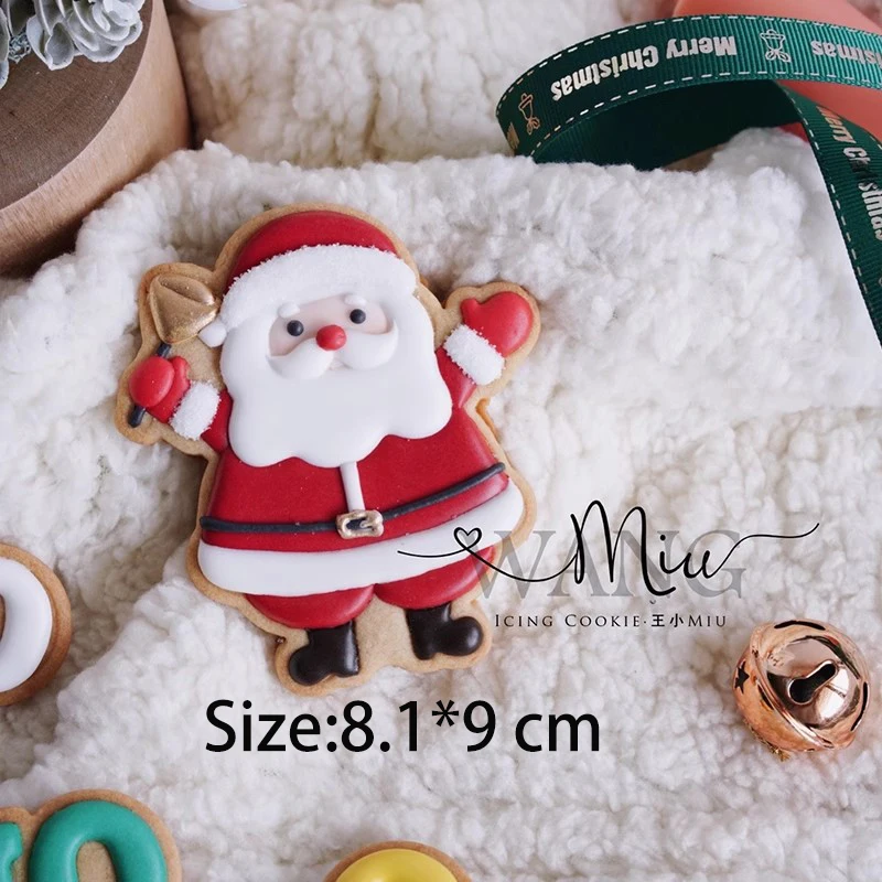 Natale babbo natale forma Cookie Cutter Xmas Bell ... – Vicedeal