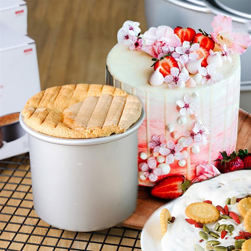 4 inch cake pan Inch Aluminum Alloy Round Cake Mou... – Grandado