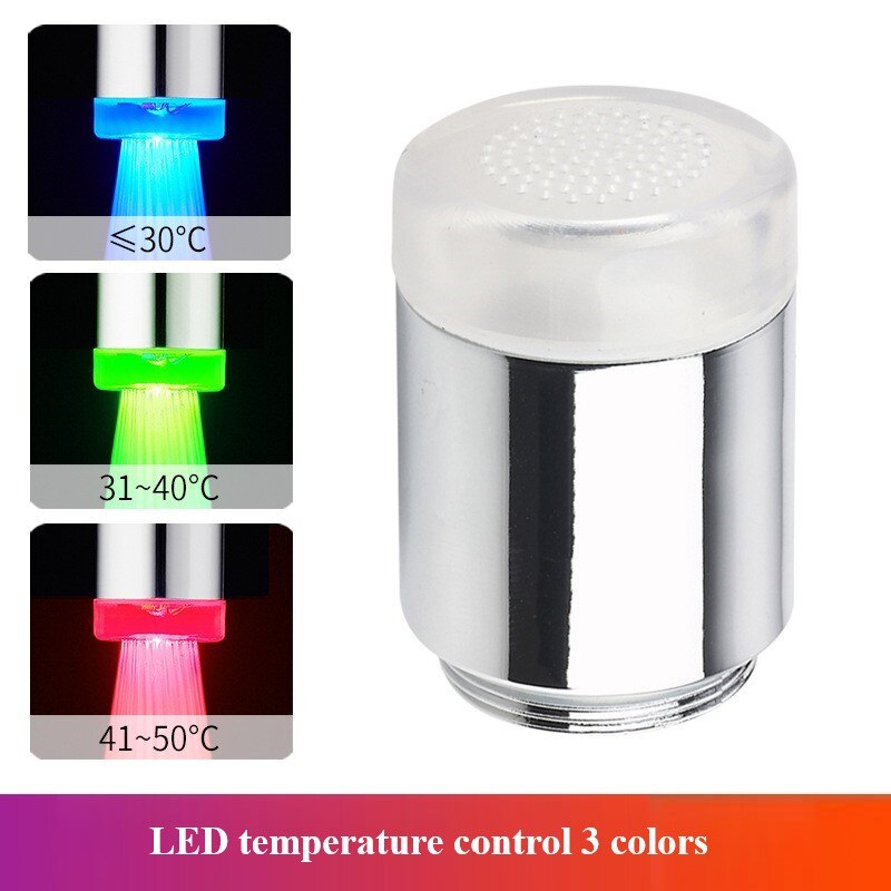 LED Water Faucet Kitchen Bathroom Shower Tap Fauce... – Vicedeal