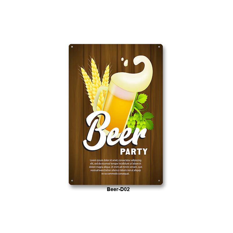 Beer Metal Sign Plaque Vintage Pub Funny Tin Sign ... – Grandado