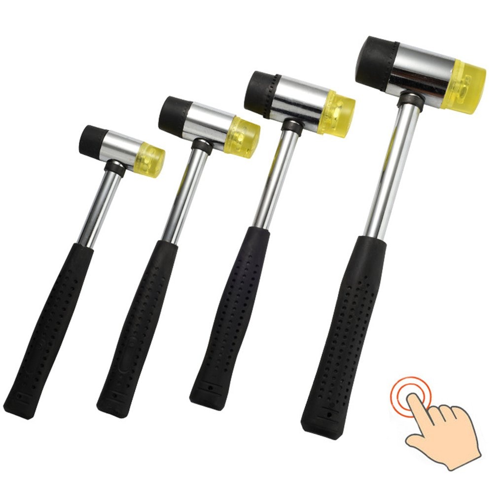 Manual Hammer Soft Mallet Double Face Soft Tap Rub... – Grandado