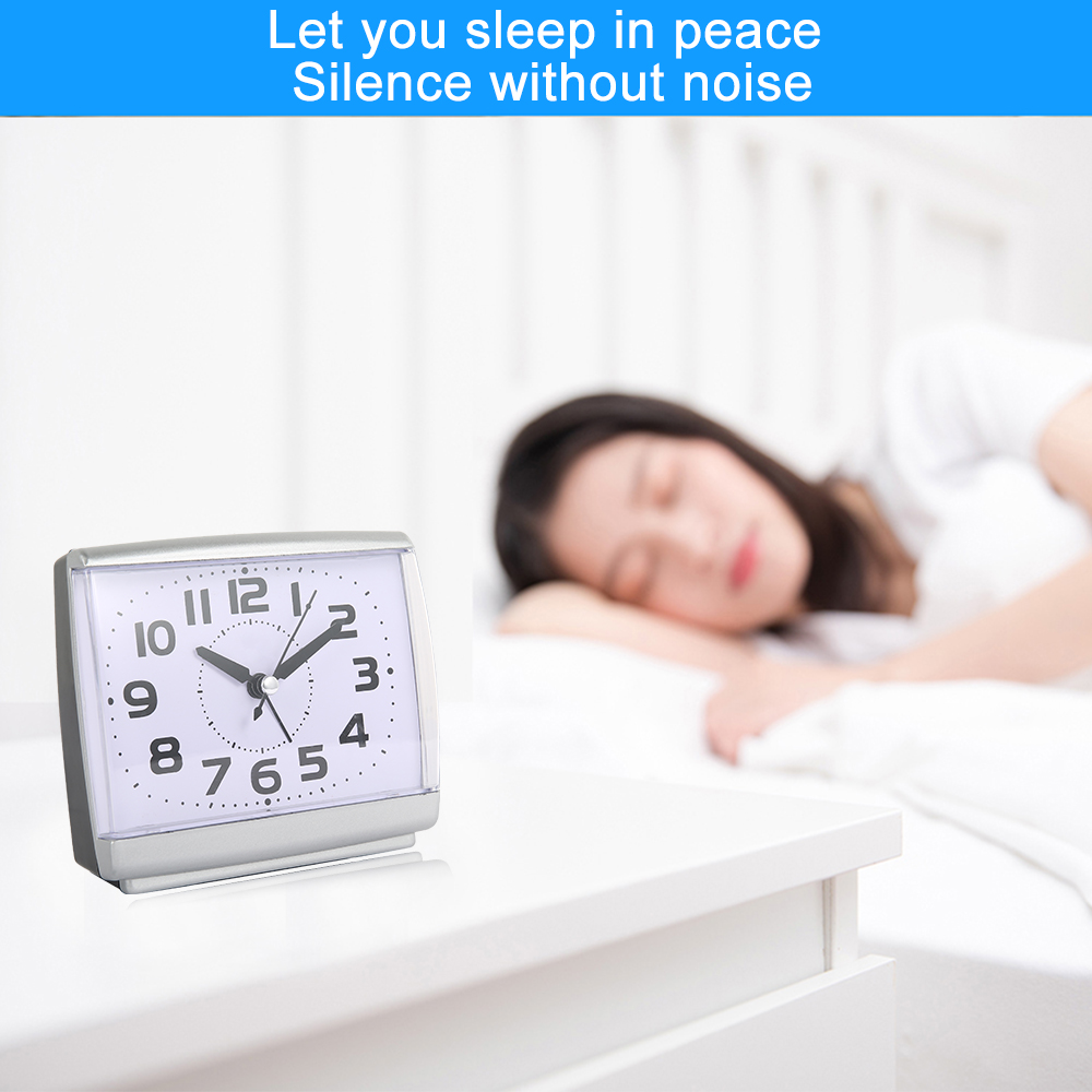 Modern Square Alarm Clock Bedroom Desktop Bed Wake... – Grandado