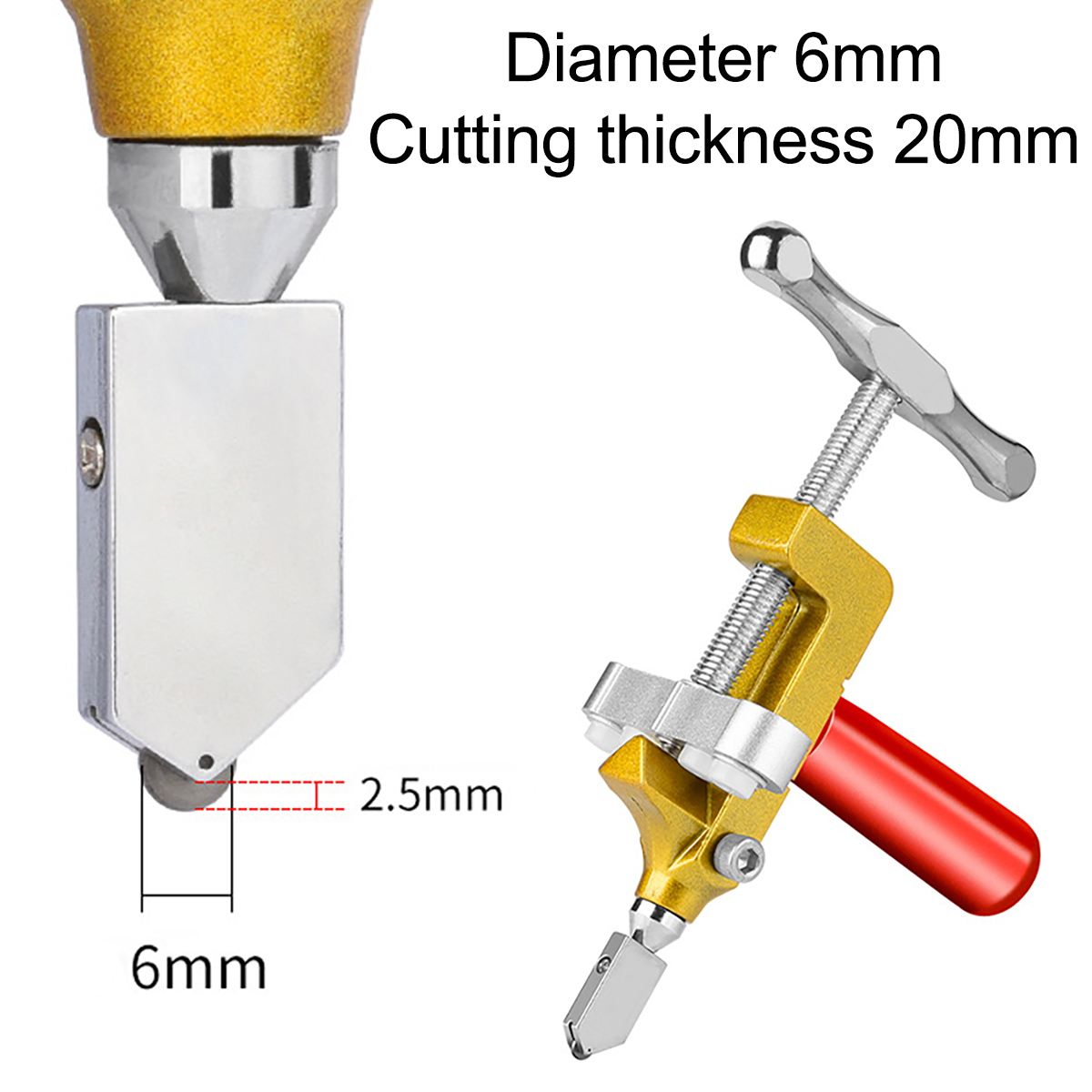 2 In 1 Glassnijder Olie Vullen Glide Glazen Tegel ... – Vicedeal