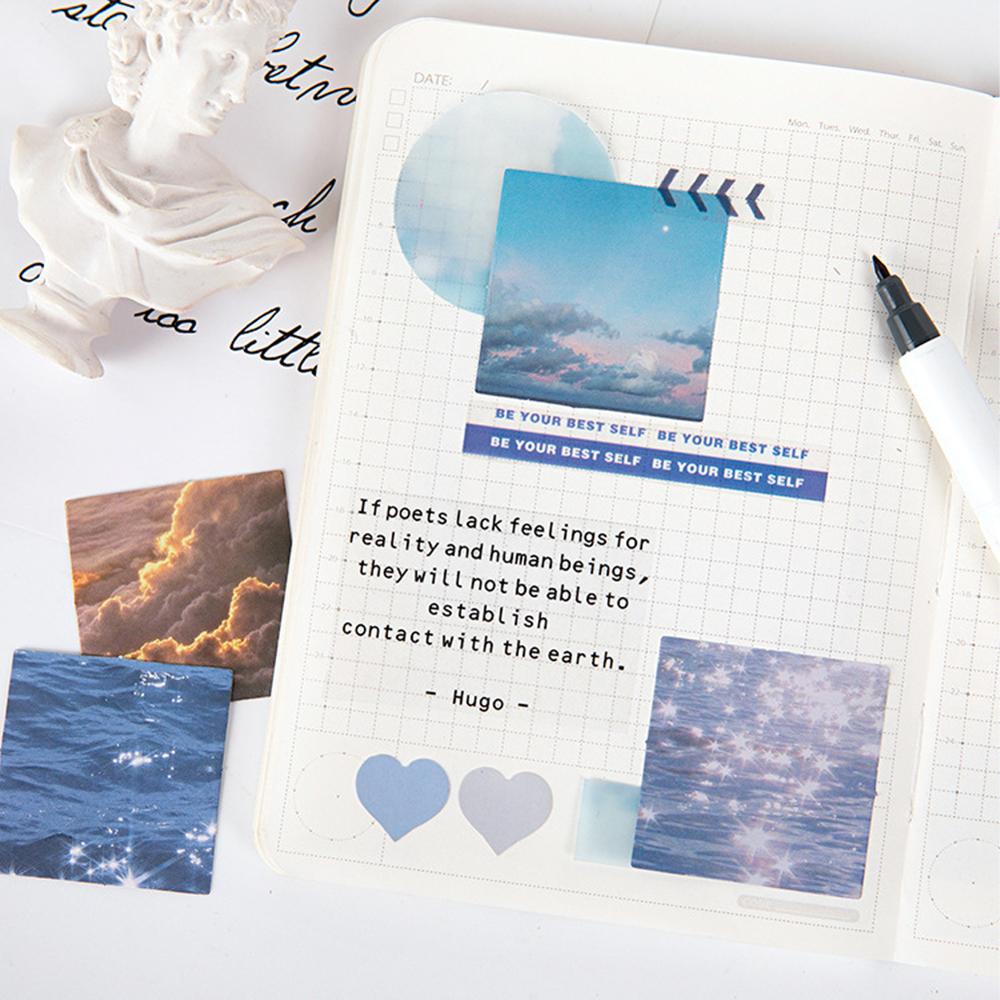 46Pcs/Box Sticker Clouds Oceans Photo Sticker DIY ... – Vicedeal