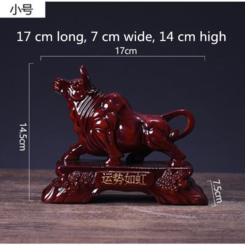 Simulation Wall Street Bull Statue Crafts, Europea... – Grandado