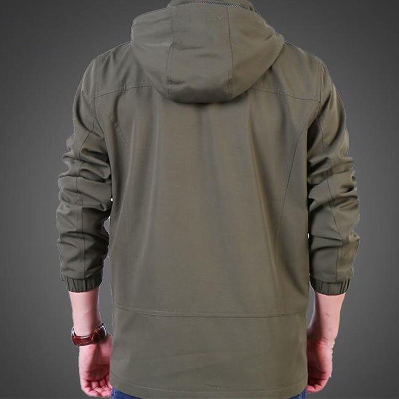 Men Outdoor Autumn Winter Warm Zipper Jacket Water... – Grandado