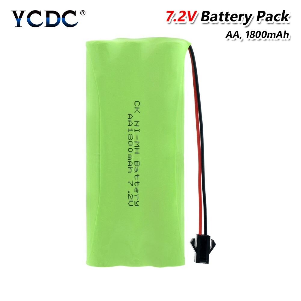 7.2V 1800mAh 6*AA Cells Rechargeable Ni-MH Battery... – Grandado