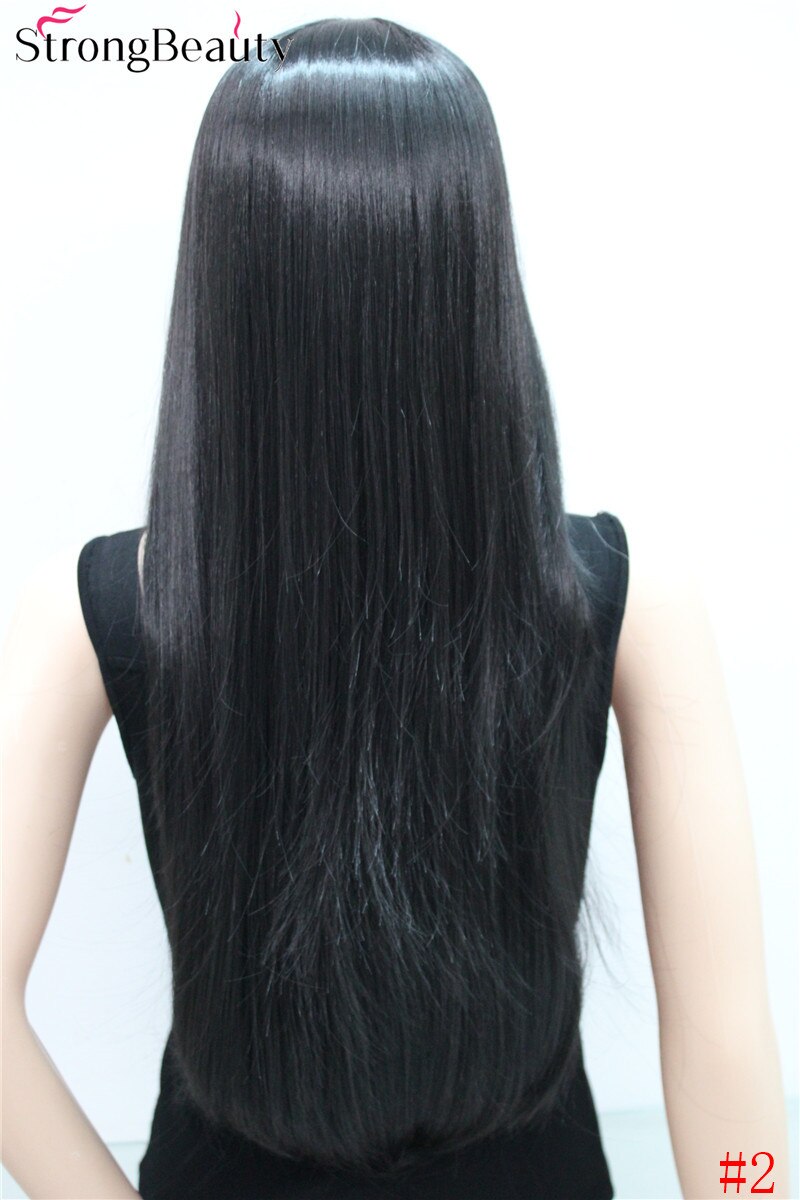 Strong Beauty Synthetic Long Straight Women Wigs C... – Grandado