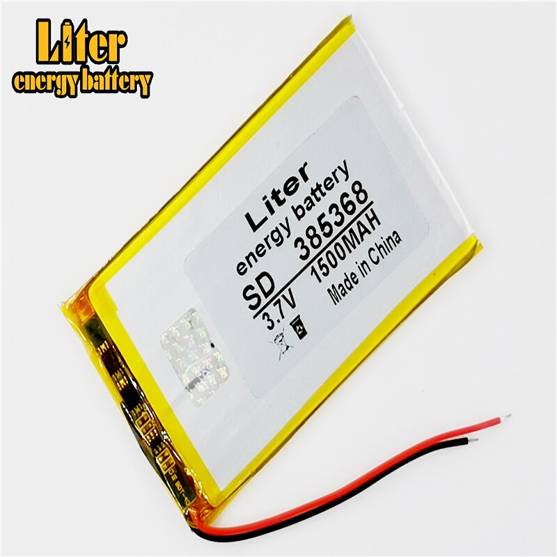 3.7V lithium Tablet polymer battery 385368 1500mah... – Grandado