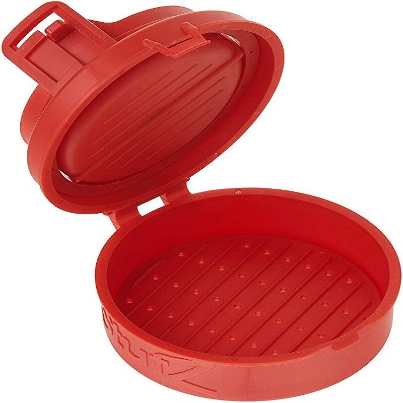 Manual Meat Press Red Household Hamburger DIY Mold... – Grandado