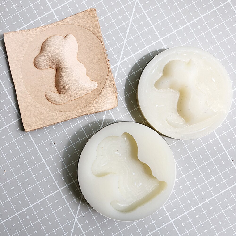 DIY leather craft cut hond emboss plastic mold set – Vicedeal