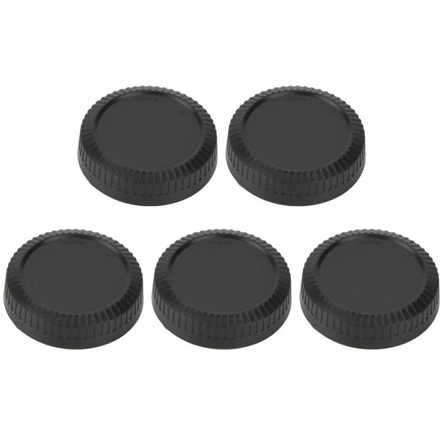 5pcs Black Plastic Front Lens Protective Cover Cap... – Grandado