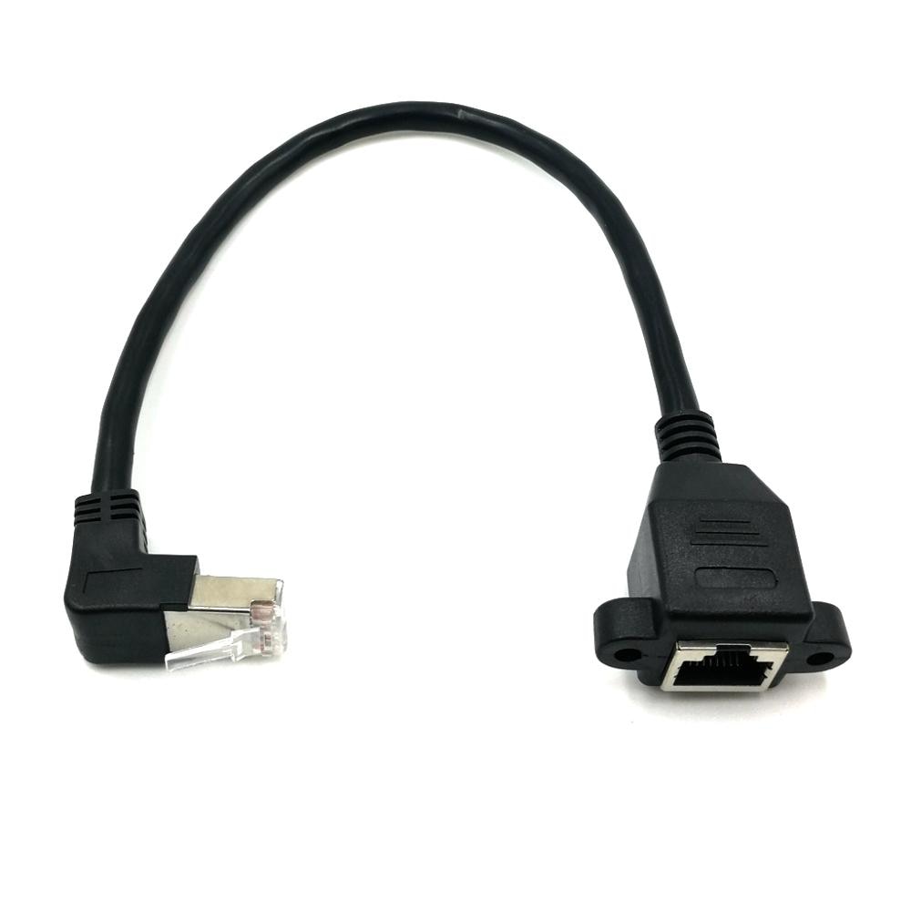 Gigabit Ethernet elbow 90 ° cable extension cable ... – Vicedeal