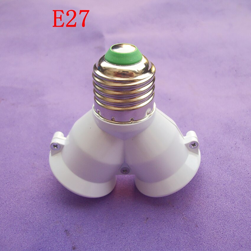 E27 1 Male to 2 Female Y Shape LED CFL Light Bulb ... – Grandado