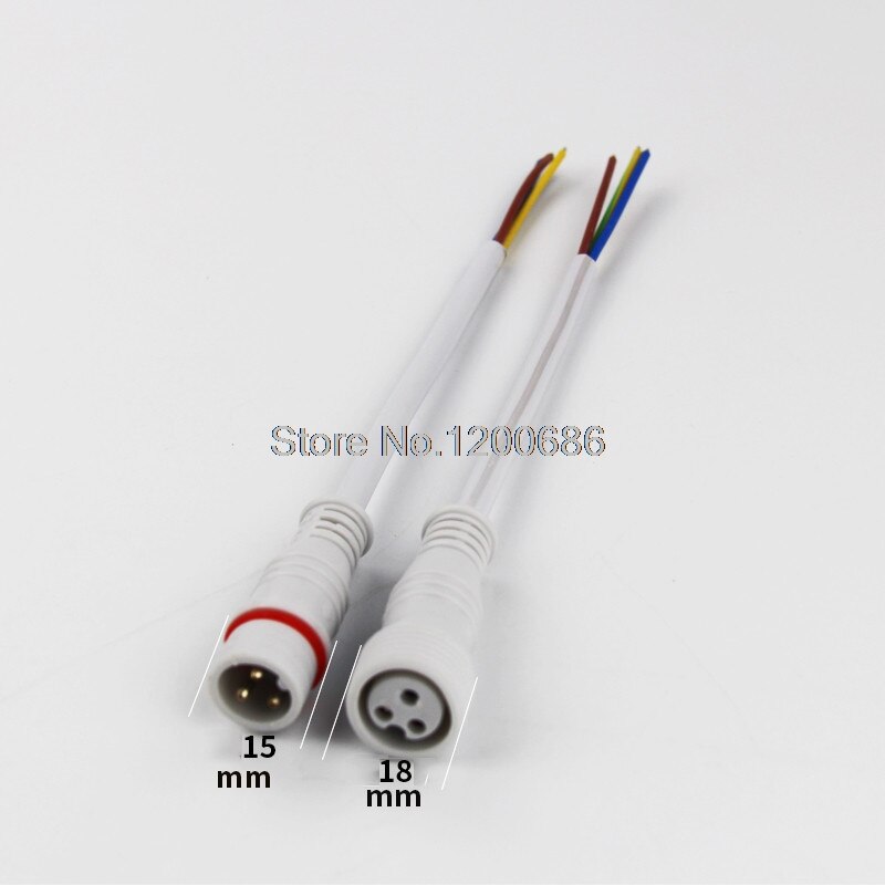 3PIN mannelijke en vrouwelijke docking plug waterd... – Grandado