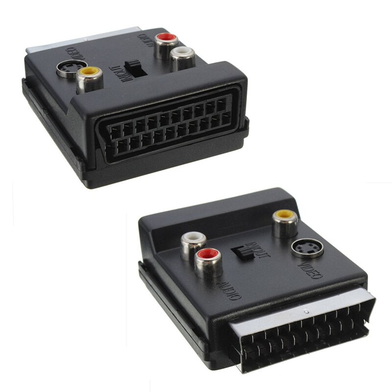 Switchable SCART Adapter Plug to Socket SCART Male... – Vicedeal