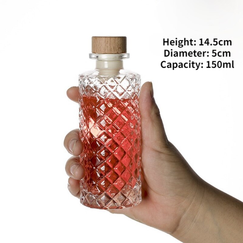 140-250ml Mini Diamond-Shaped Small Wine Bottle wi... – Vicedeal