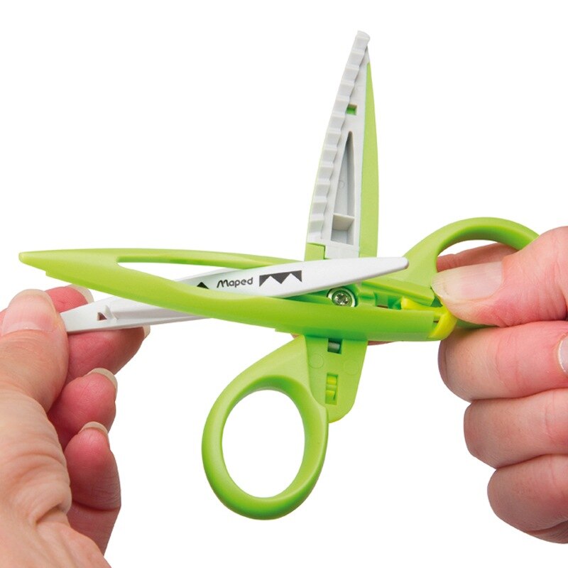 Maped Scissors 10-Blade Pattern Paper-Cutting Scis... – Vicedeal