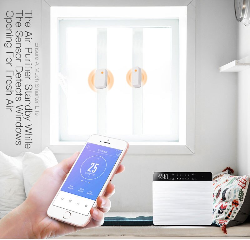 MOES Door and Window Sensor Zigbee Wireless Connec... – Vicedeal