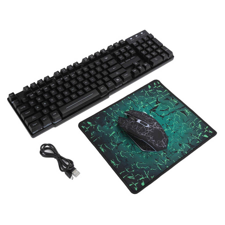 2.4GHz Wireless Mouse Keyboard Set 2400DPI Recharg... – Vicedeal